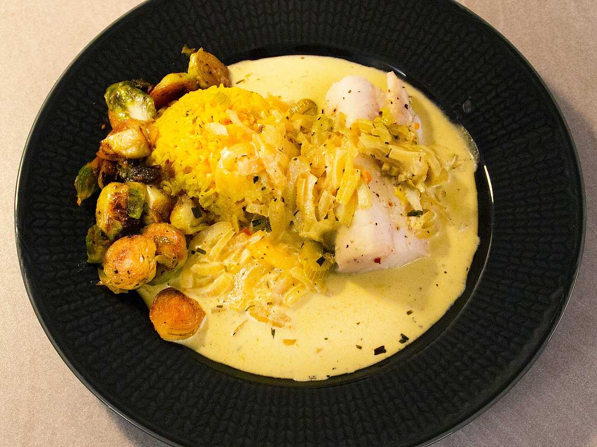 Torskrygg med fänkålssås | Köket.se