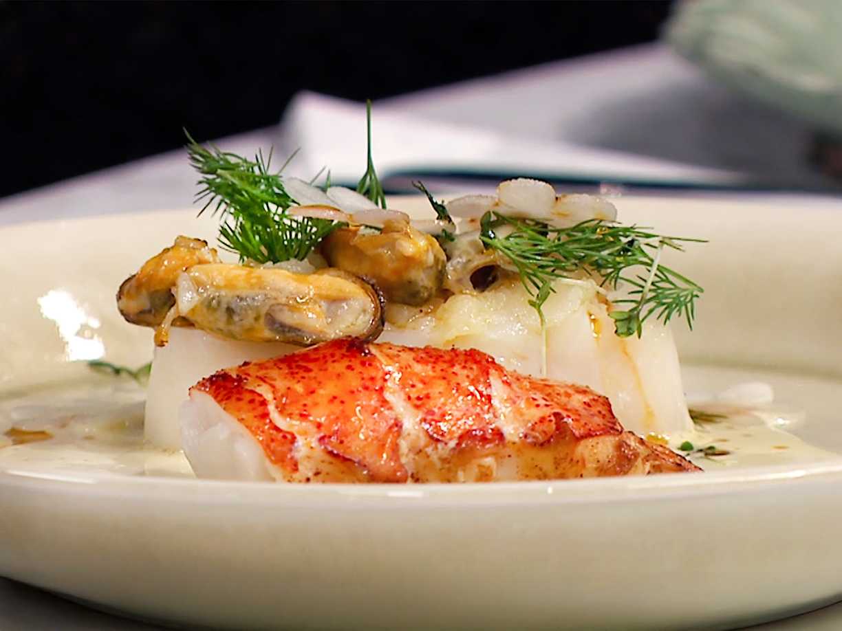 Torskrygg och smörstekt hummer | Köket.se