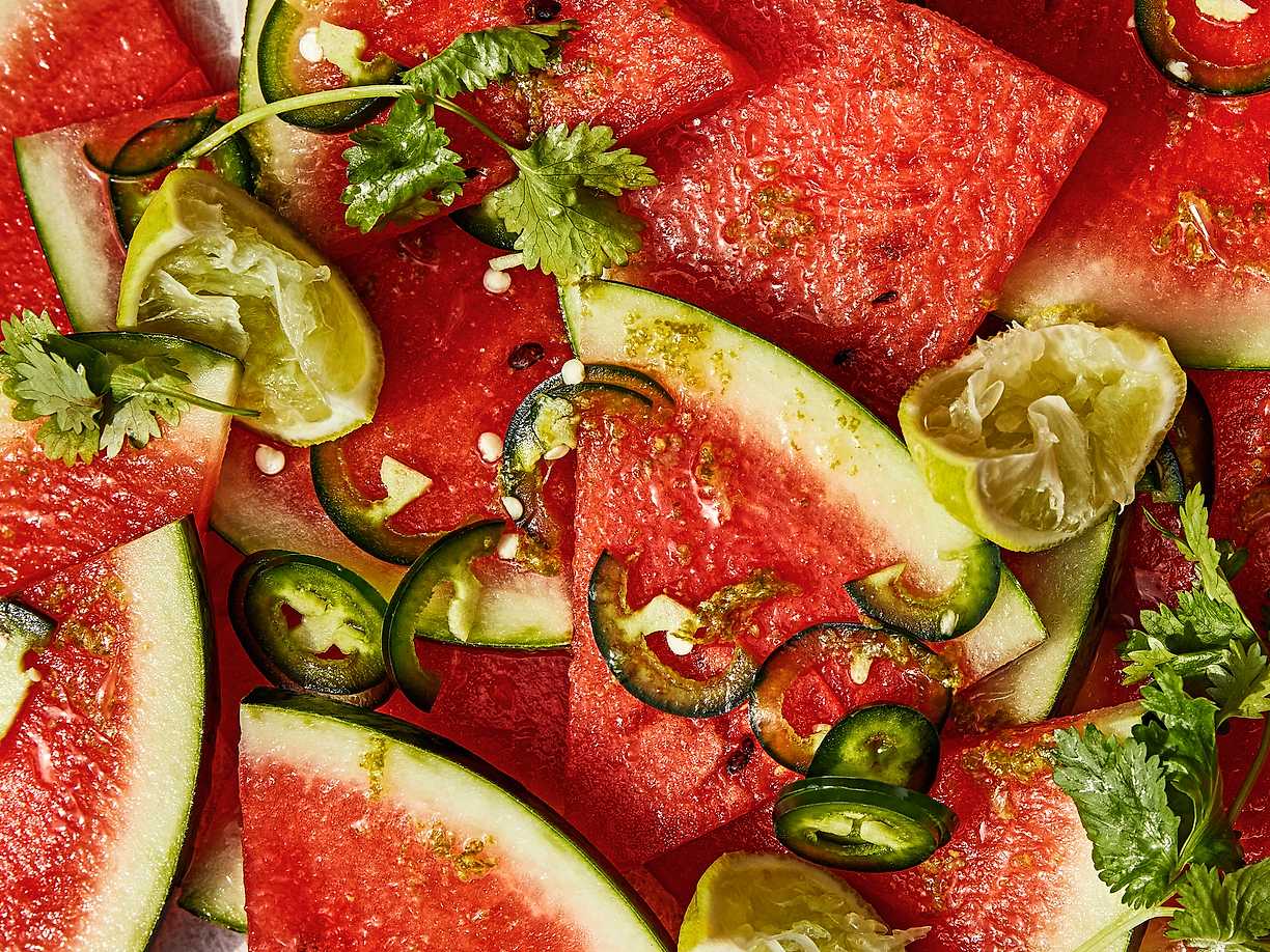 Vattenmelon med jalapeño och lime | Köket.se