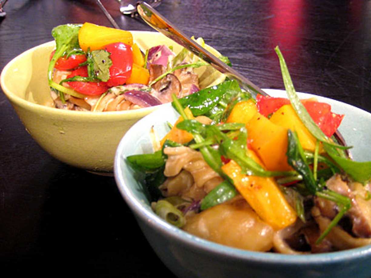 Vegetarisk pasta med skogschampinjoner | Köket.se