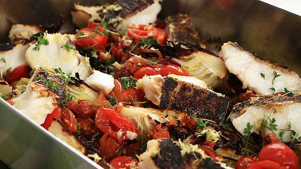 Kummel med chorizo och tomat | Recept från Köket.se